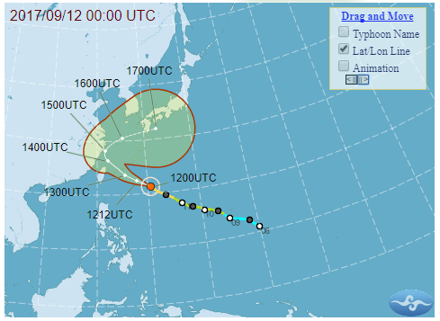 TALIM is officially a typhoon and is headed north – Taiwan Observer