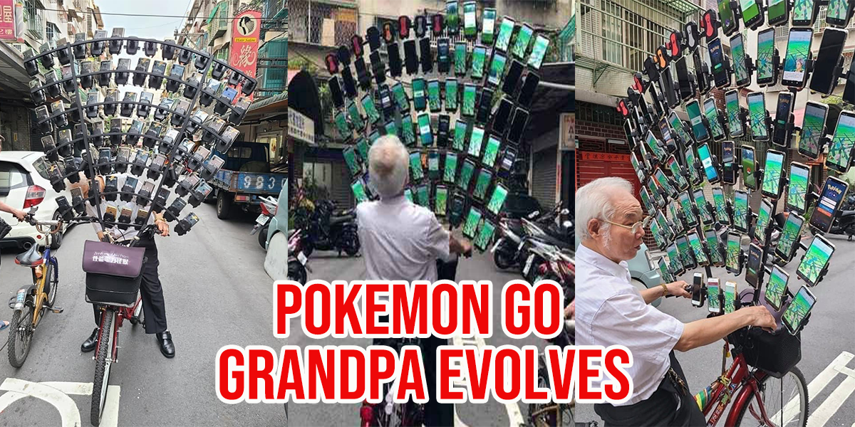 The evolution of the Pokemon Go Grandpa! Is it his final form? – Taiwan ...